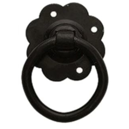 Buy (Perry) - Perry 1136150BLK Plain Ring Handled Gate Latch