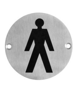 Buy (DPR) - Unisex Toilet Sign-Satin Stainless Steel SSS (SG