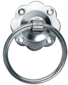 Buy (Perry) - Perry 1136150BLK Plain Ring Handled Gate Latch